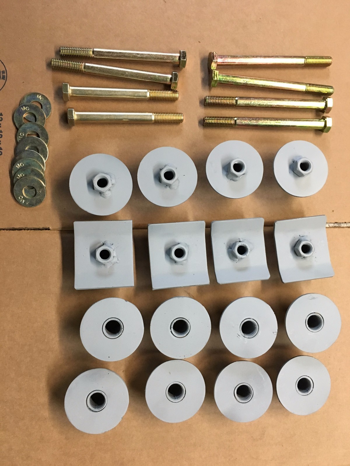Early Bronco body mount hardware kit ( For 2" Body Lifts)32 pieces 66 ...