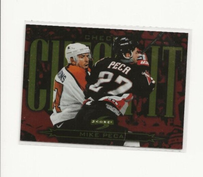 1997-98 Score Check-It #14 Mike Peca Sabres | eBay