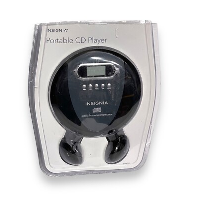 Insignia Portable CD Player NS-P4112 60 Sec Anti-Shock Black Gray ...
