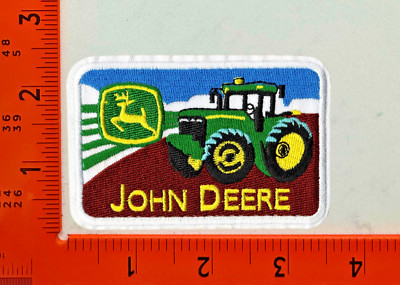 John Deere Tractor Patch – Embroidered Iron-On Sew-On Farming Logo for ...