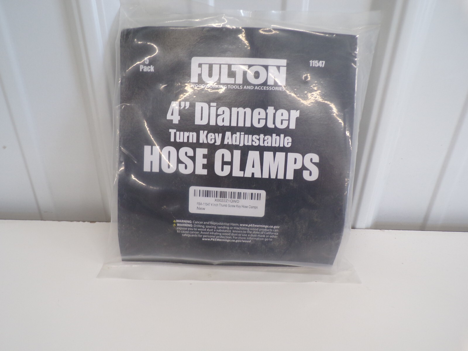 Fulton 4 Inch Thumb Screw Key Adjustable Stainless Steel Hose Clamps ...