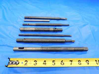 7 PC. LOT OF HAND TAP DRIVER EXTENSION VARIOUS SIZES RANGIING FROM 5/16 ...