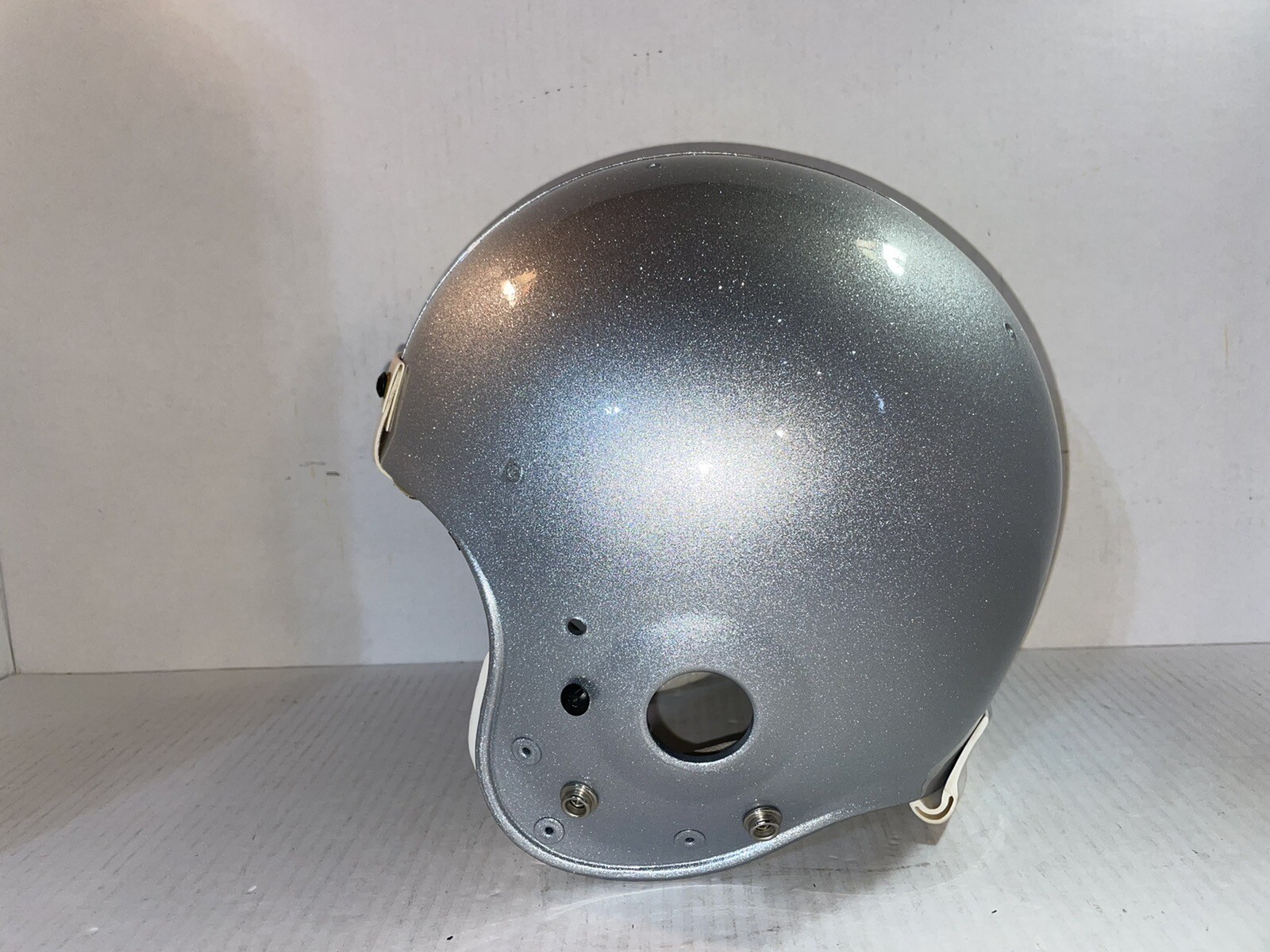 Vintage Riddell VSR-1 sz Large Silver Football Helmet. | eBay