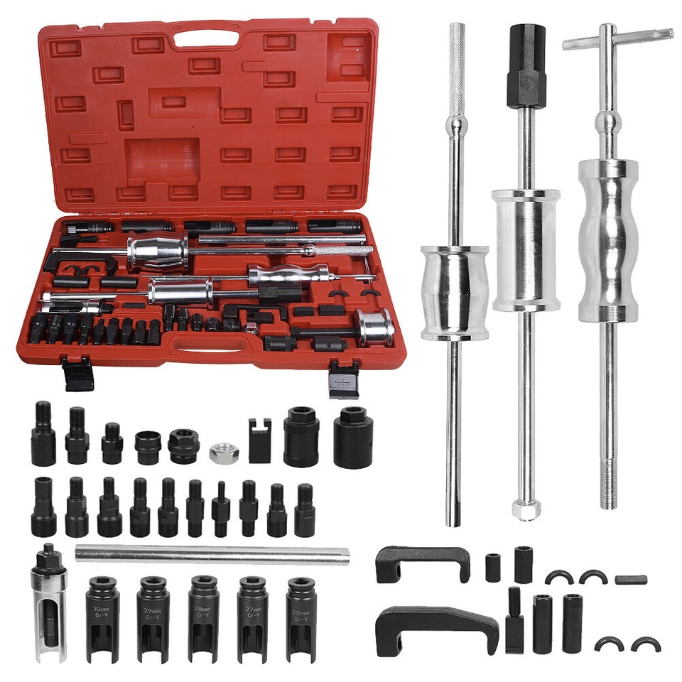 40Pcs Diesel Injector Extractor Set CDI Removal Puller Bearing Slide ...