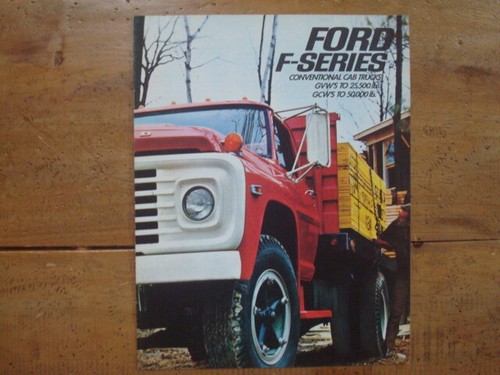 1970 Ford L-Series Conventional Cab Trucks Brochure. Canadaian F500 ...