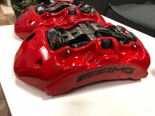 MERCEDES C63 AMG W205 BRAKE CALIPERS FRONT PAIR 2054210300, 2015-ON ...