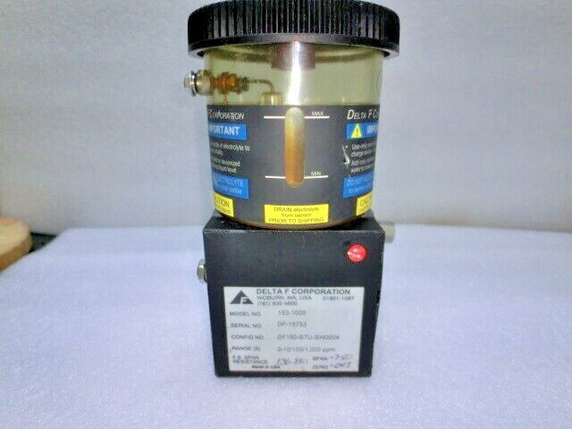 DELTA F DF-150 153-1000 THREE RANGE OXYGEN ANALYZER DF-150E&95188 for ...
