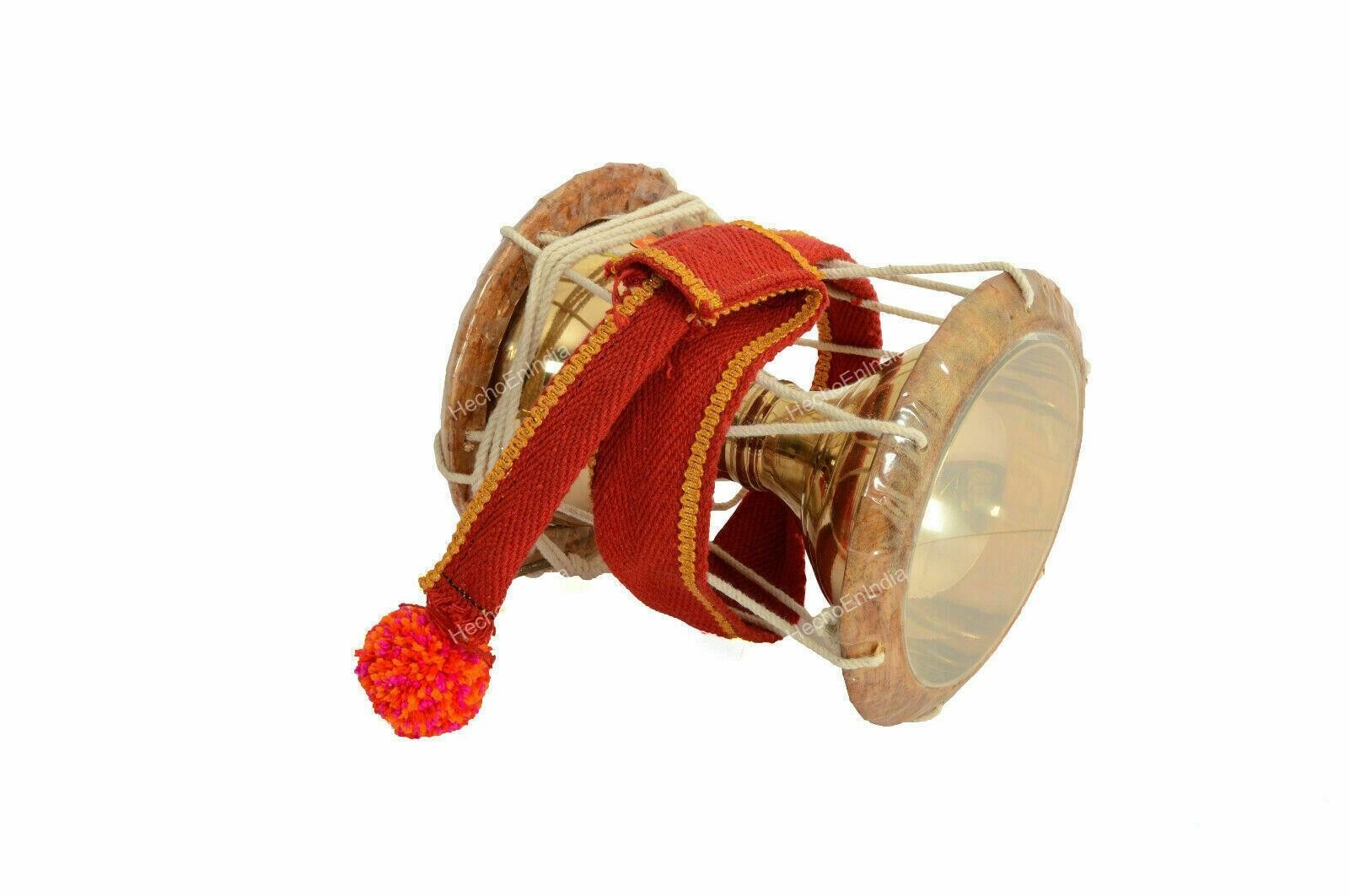 Brass Material Udukai South Indian Style Drum Folk Musical Instruments ...