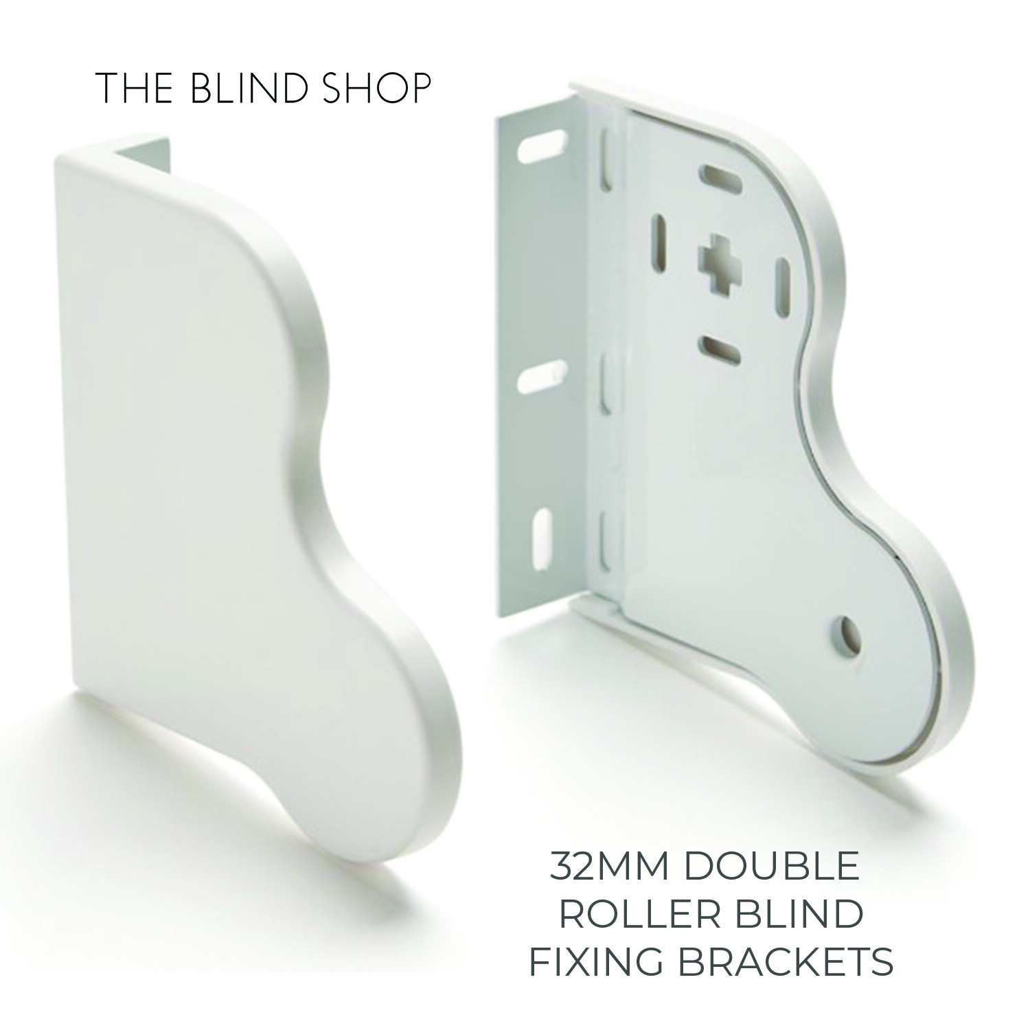 Double Roller Blind Fixing Brackets for 32mm Top Tube Mechanism | eBay UK