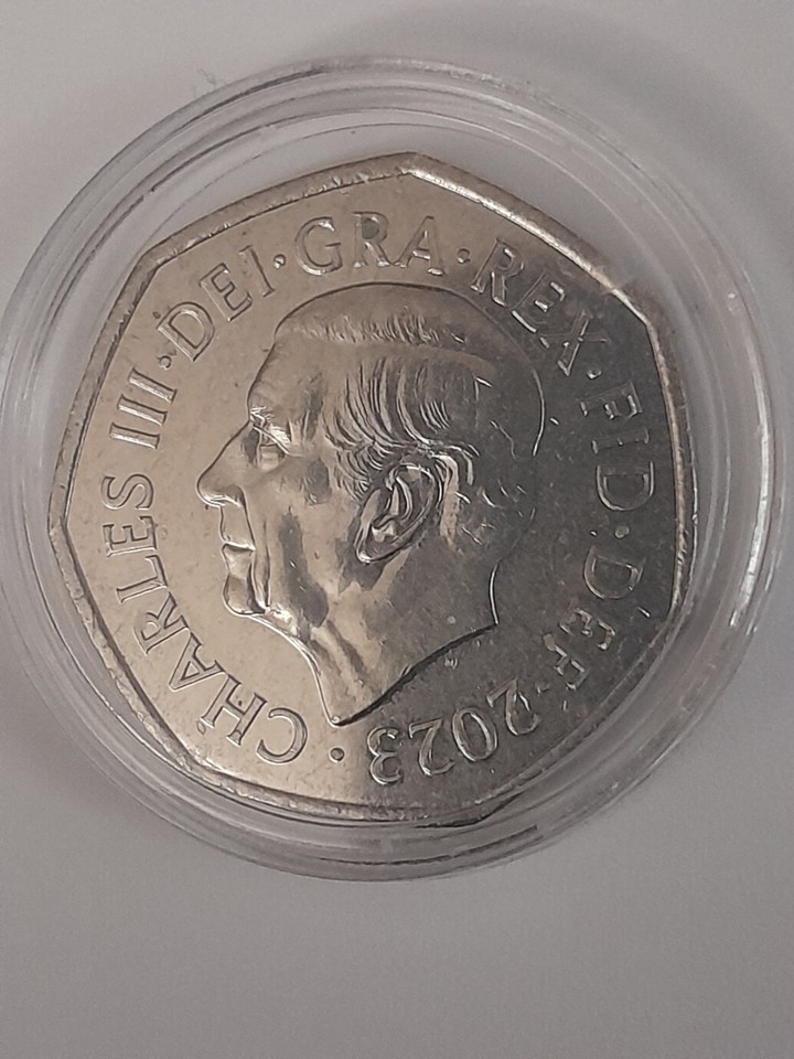 2023 King Charles Atlantic Salmon 50p Fifty Pence Coin Circulated, No ...