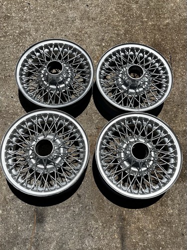 MG MIDGET AH SPRITE SET OF 4 13 INCH WIRE WHEELS JUST SPRAYED IN ...