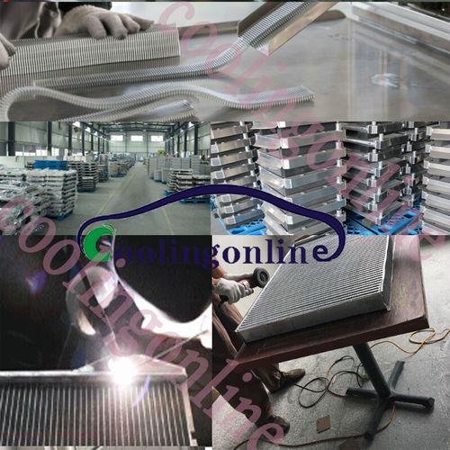 4Row AA5052 Aluminum Radiator For 1955-1957 Ford Thunderbird Series 4 ...