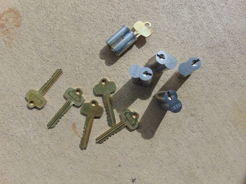 5 - BEST M CORES 7 PIN WITH 1 CORE KEY AND 5 KEYS LOCKSMITH | eBay