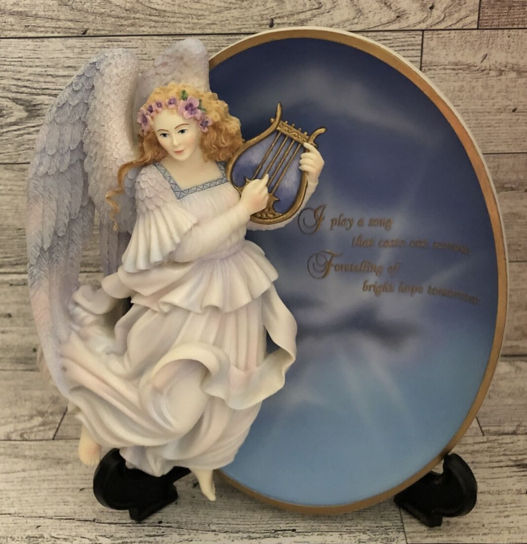 Angel Of Hope 3D Plaque limited edition VTG Plate Bradford Exchange ...