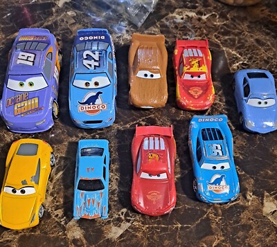 Disney Pixar Cars Lot Of 09 Car Toys Lightning Good Condition | eBay