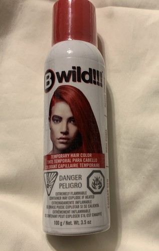 Jerome Russell B Wild Temporary Hair Color Spray 3.5oz Cougar Red | eBay