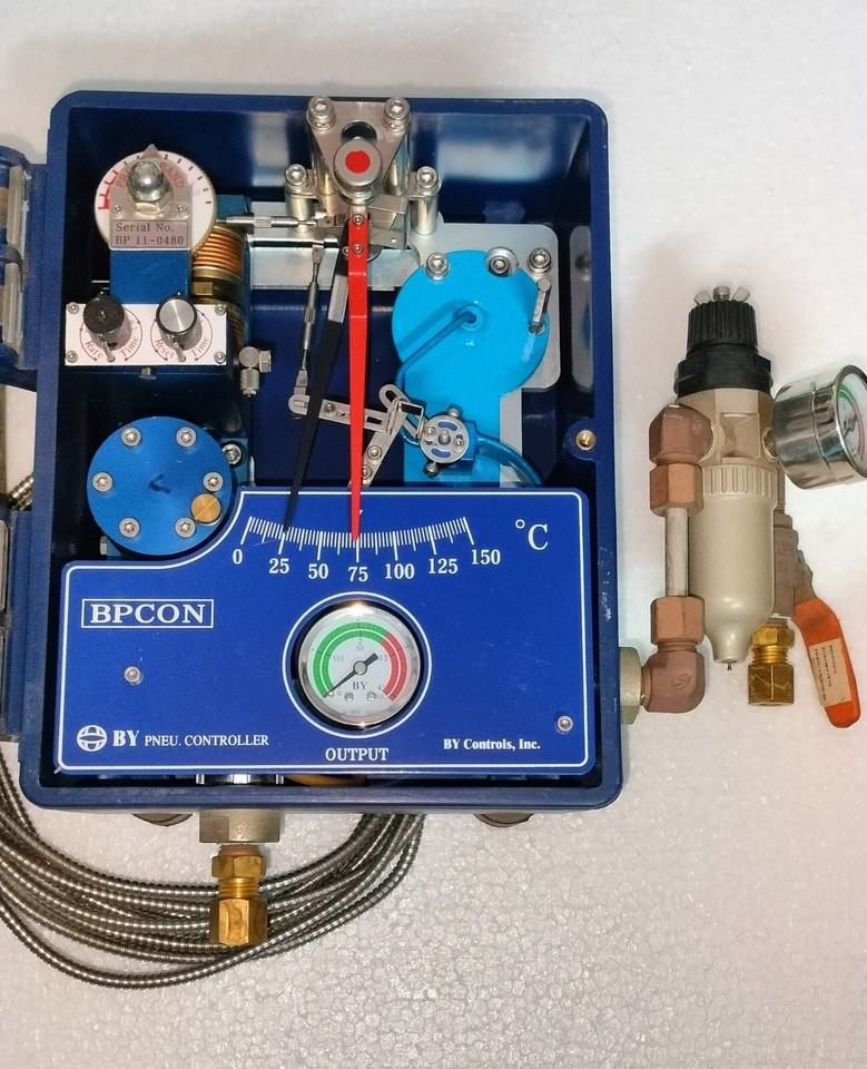 BY CONTROLS BPCON PNEUMATIC TEMPERATURE CONTROLLER | eBay