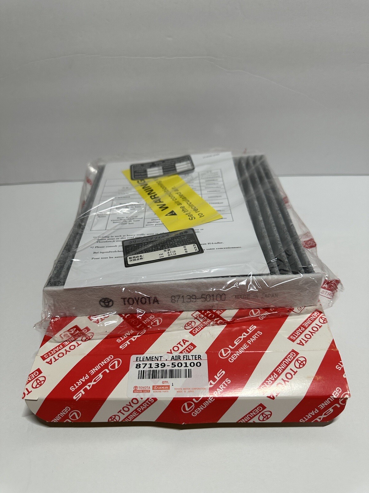 Cabin Air Filter 11 Inch 87139-50100 1 Pcs for Toyota HILUX Kun25 for ...