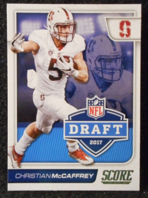 2017 Christian McCaffrey Score Draft Rookie card #9.....San Francisco ...