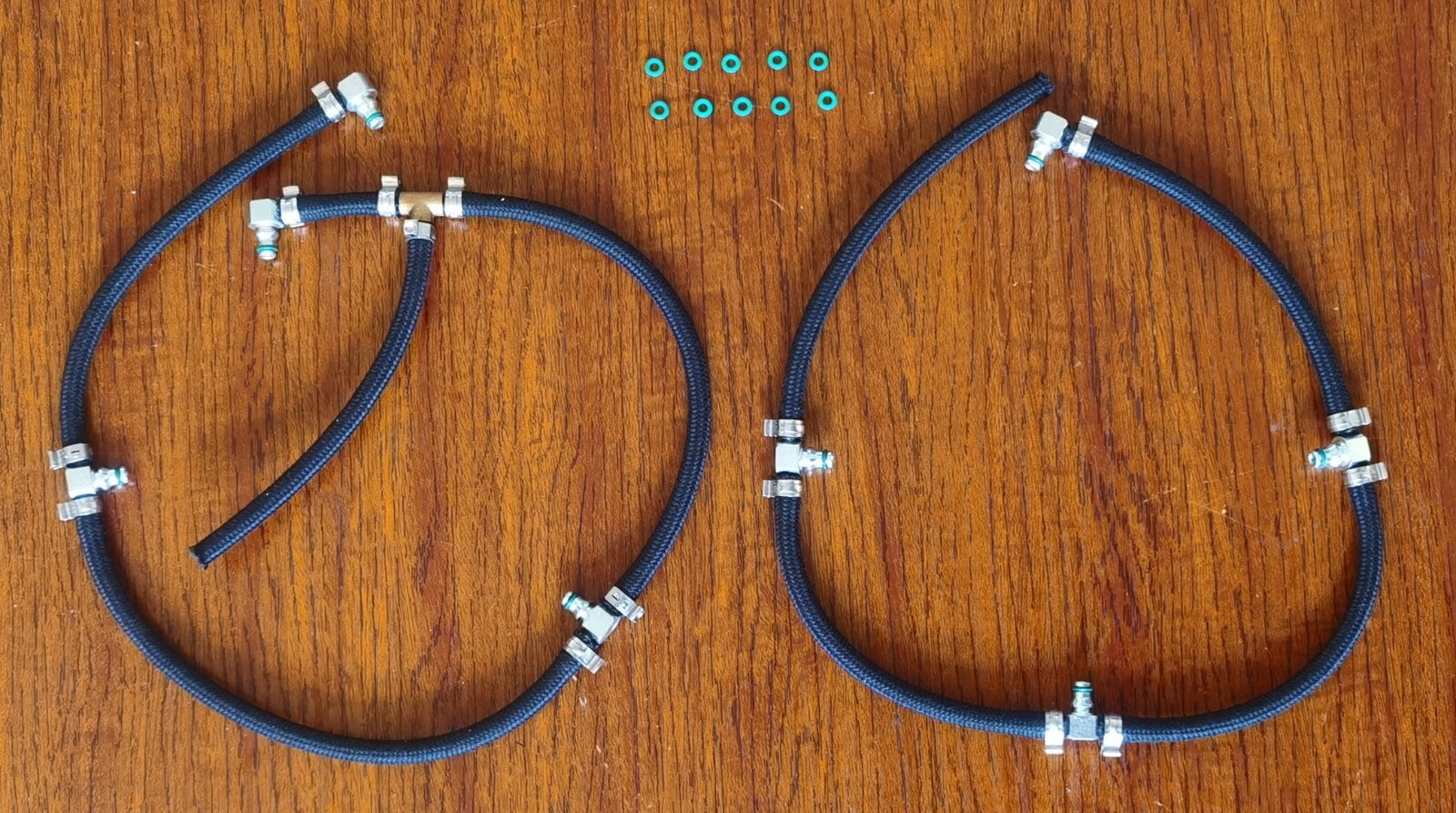 Fuel Injector Return Lines Kit LH & RH for 2004.5-10 6.6L LLY Duramax ...