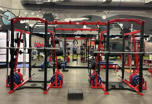 Power Lift | Custom Half Rack Setup w/ Connecting Braces (4 half racks ...