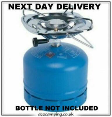 NEW GAZ PORTABLE CAMPING BOTTLE LPG GAS SINGLE RING BURNER COOKER STOVE ...