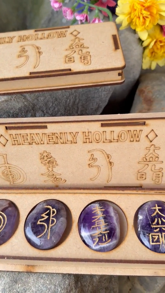 Amethyst Reiki Set, Usui Reiki Set, Reiki Box Set ,Reiki Set,Reiki ...