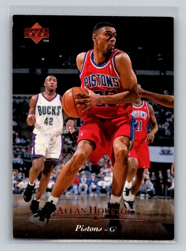 1995-96 Upper Deck #14 Allan Houston Detroit Pistons Basketball Card | eBay