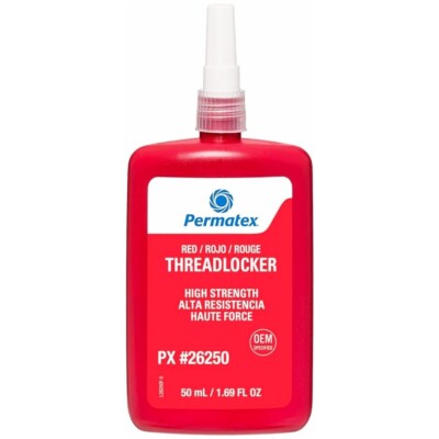 Permatex Threadlock Threadlocker Red Permanent Strength Thread Lock ...