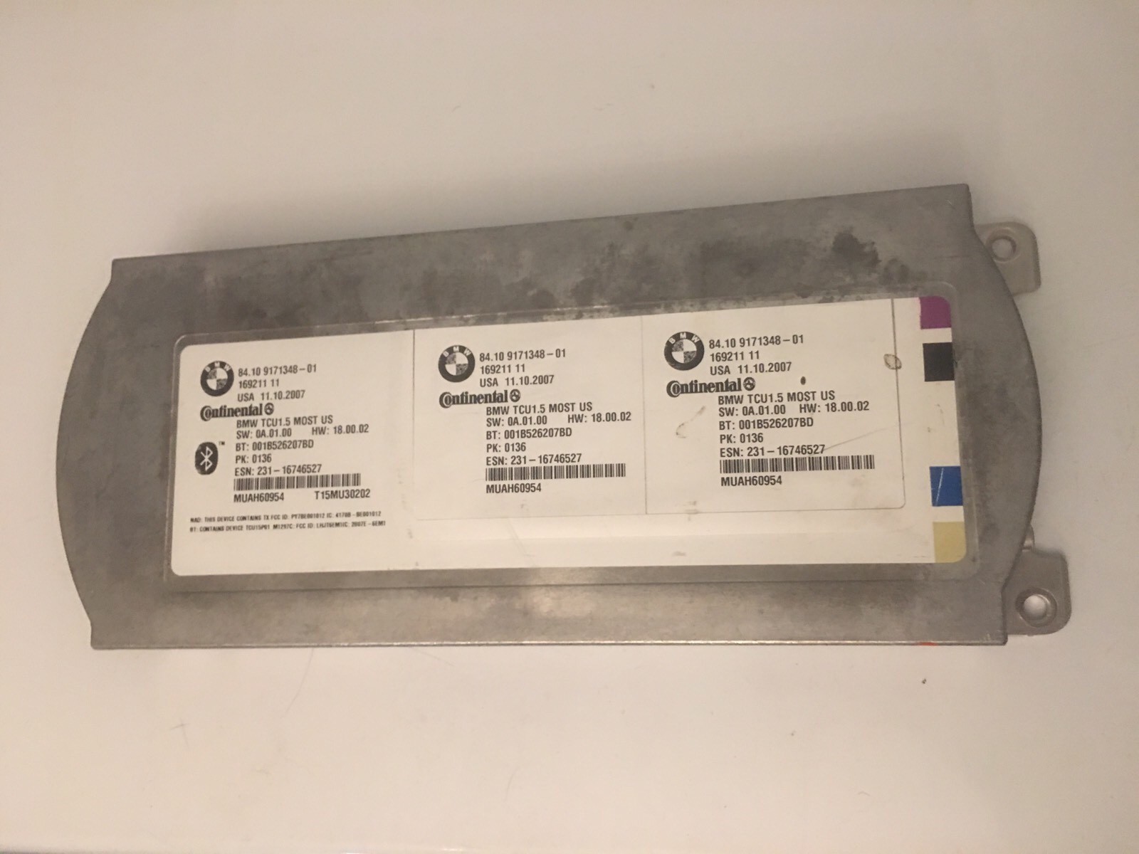 BMW OEM E60 E61 OEM 5 SERIES RADIO STEREO BLUETOOTH TELEMATIC COMPUTER ...