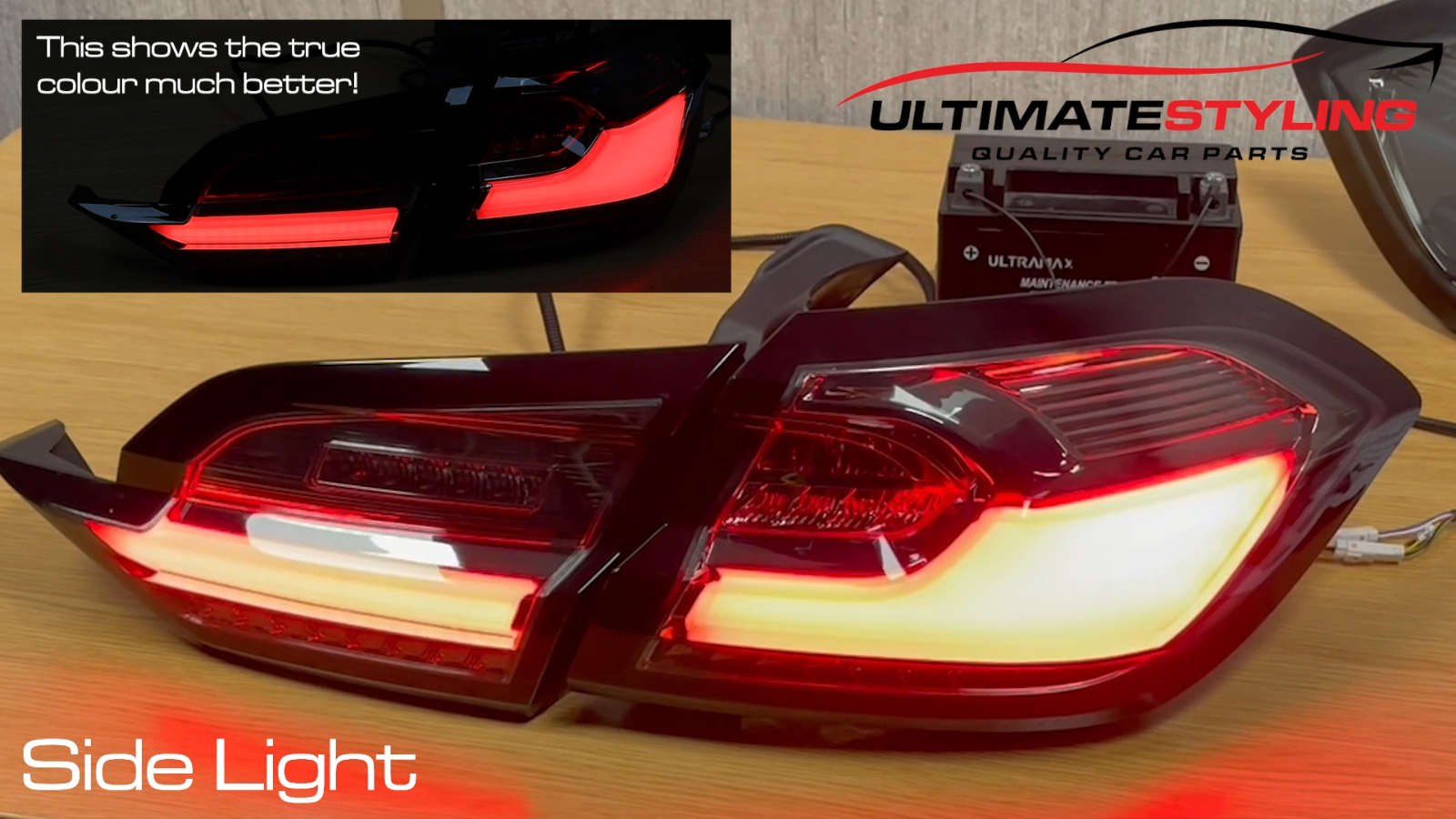 Ford Fiesta Mk8 Smoked LED Rear Tail Lights Dynamic Indicators ST Line ...