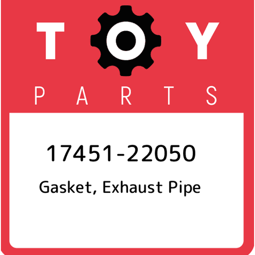 17451-22050 Toyota Gasket, exhaust pipe 1745122050, New Genuine OEM ...