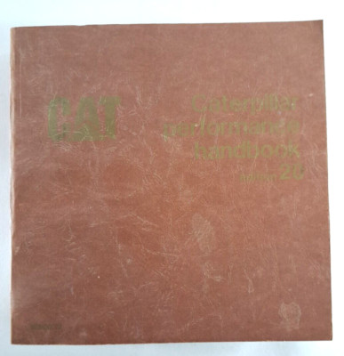 Manuals & Books - Cat Caterpillar Performance Handbook Edition