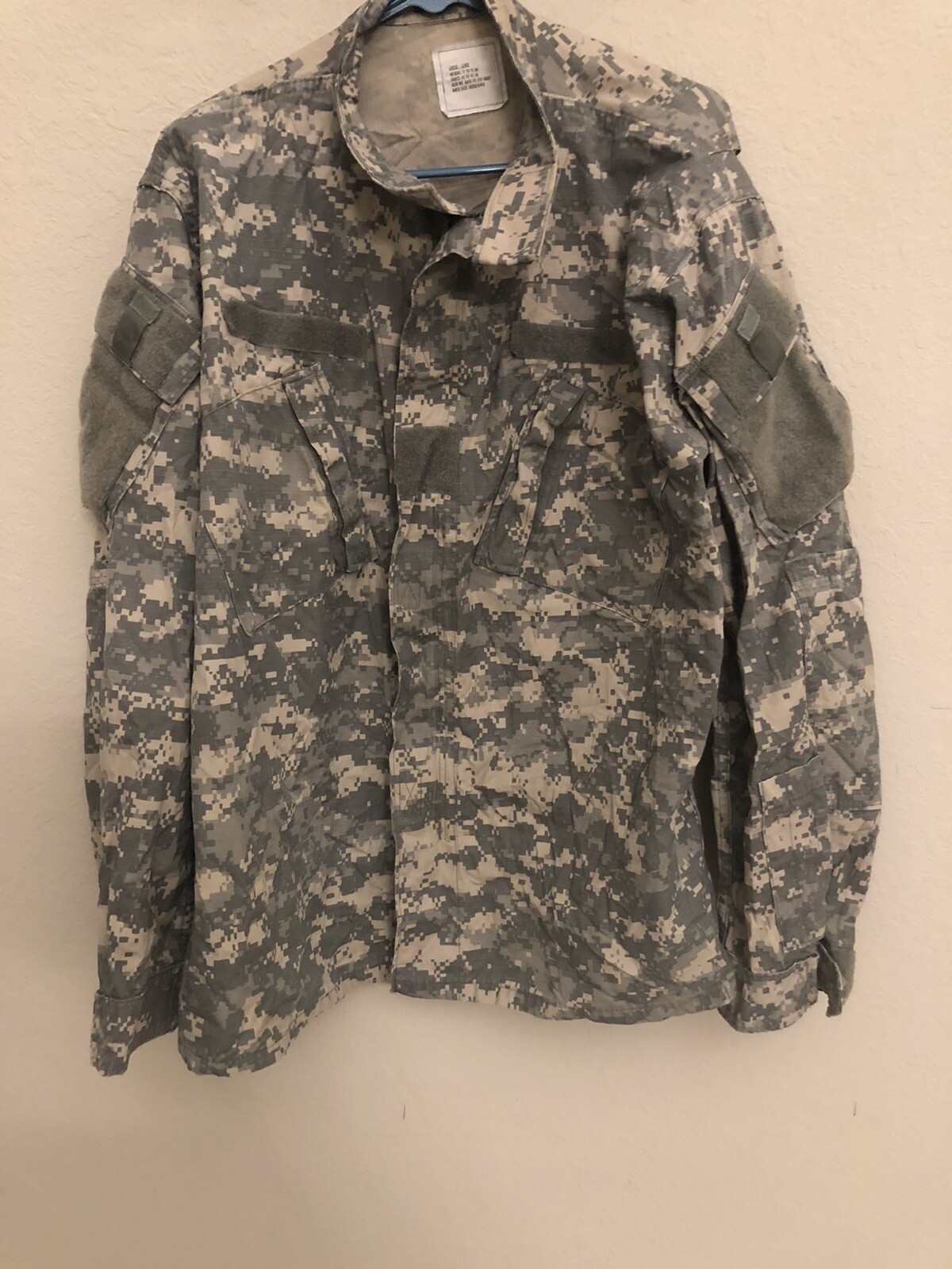 US Military Issue Army Combat Uniform ACU Camo Coat Jacket FRACU Size ...