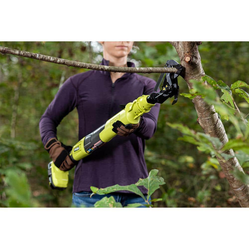 Ryobi Tree Pruner 18V Cordless Lopper 1-1/4" Cut Capacity with Battery ...