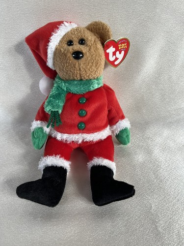 TY ORIGINAL BEANIE BABY KRINGLE SANTA BEAR CHRISTMAS 2004 (Rare) WITH ...