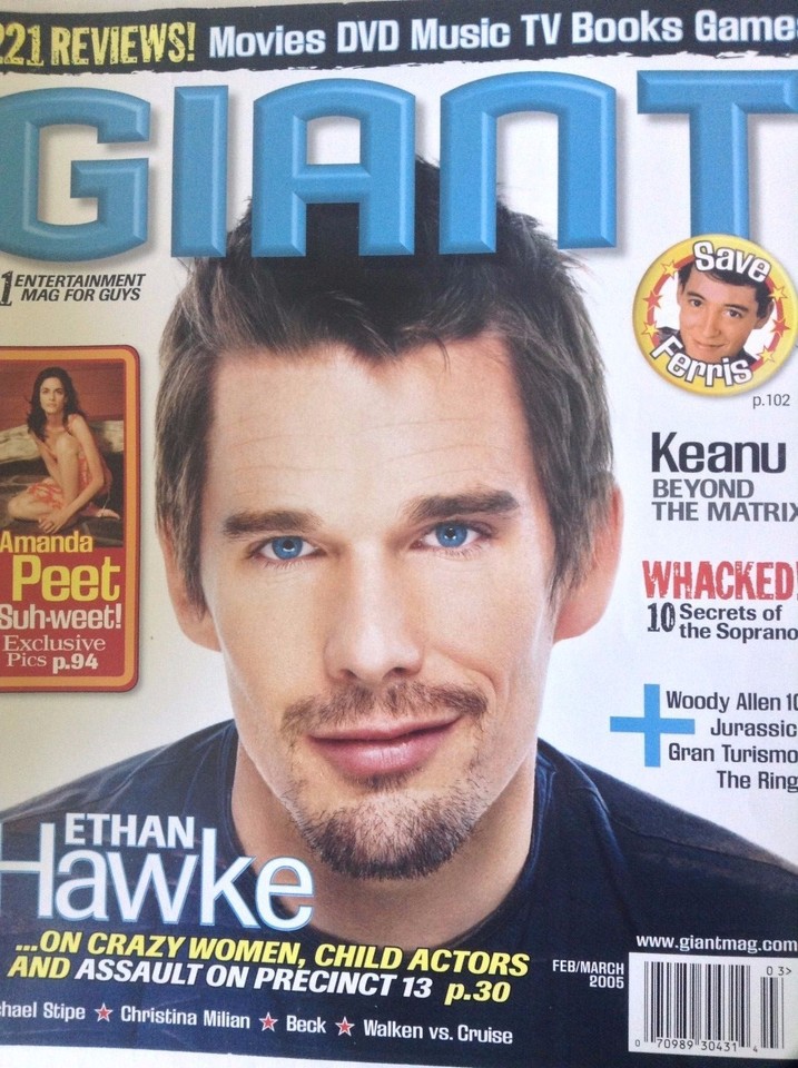 Giant Magazine Ethan Hawke Keanu Reeves February/March 2005 082617nonrh ...