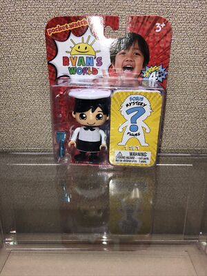 Ryan's World 3" Action FIGURE 2 Pack Peck & MYSTERY Toy Chef Ryan Bonus ...