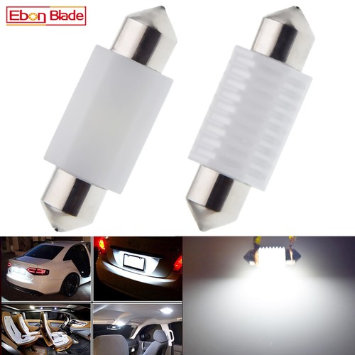 2x 39mm Car Auto Interior Dome Festoon Light 3030 Ceramic LED Bulb C5W ...