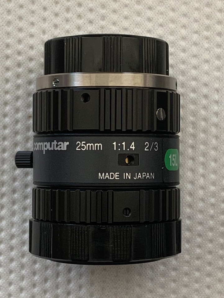 New M2514-MP2 2/3" 25mm f1.4 w/locking Iris & Focus, Megapixel (C Mount ...