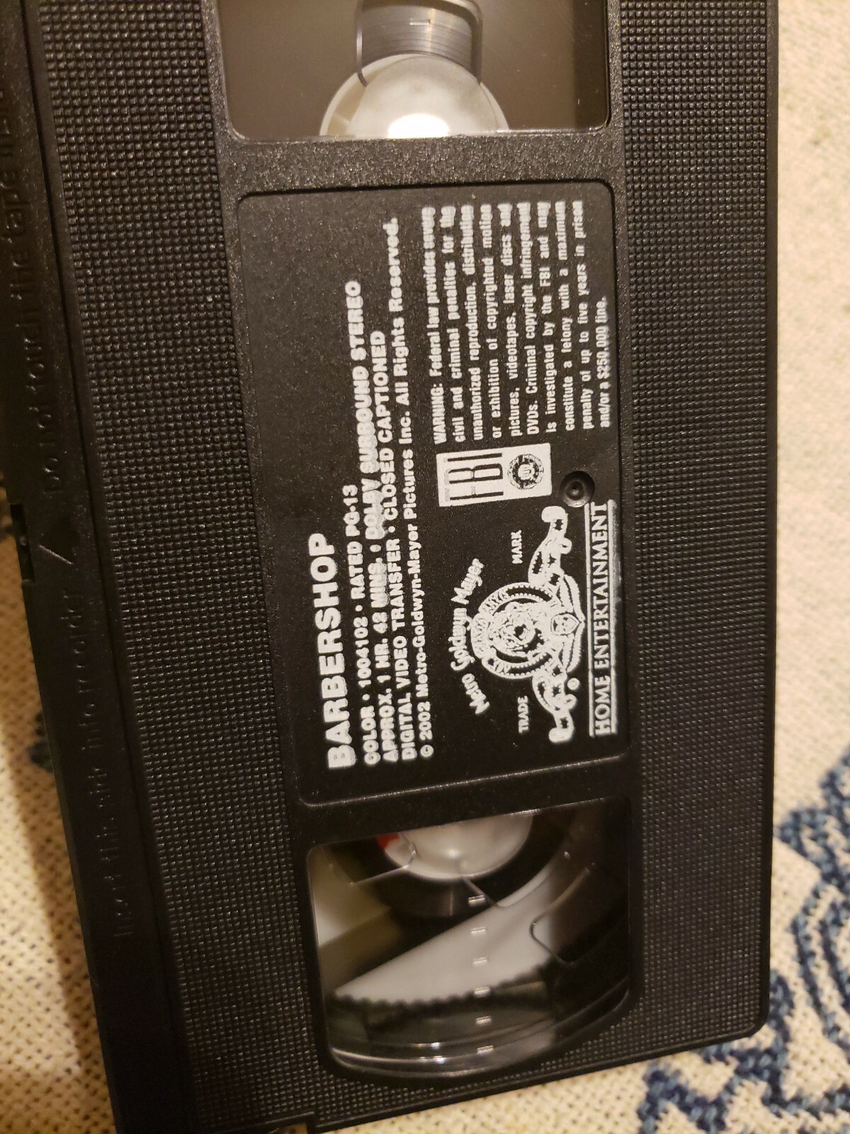 Barbershop VHS Tape Movie Ice Cube Cedric Eve Funny Humor 27616882134 ...