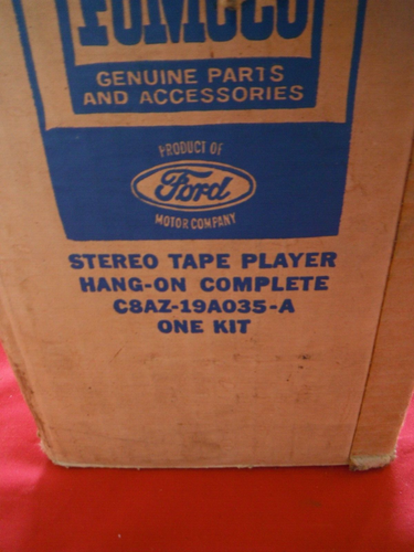FORD NOS 1968 8 TRACK TAPE PLAYER MUSTANG FAIRLANE MERCURY WITH BOX | eBay