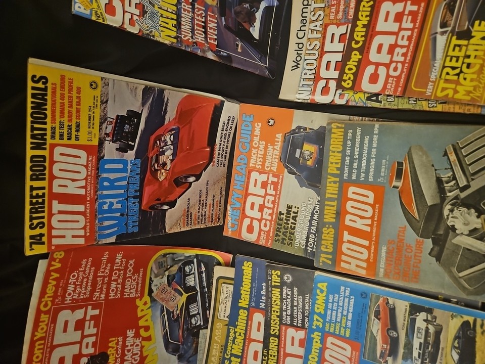 Lot Of 29 Hot Rod & Car Craft Magazines From 1967- 1987 Most In Great ...