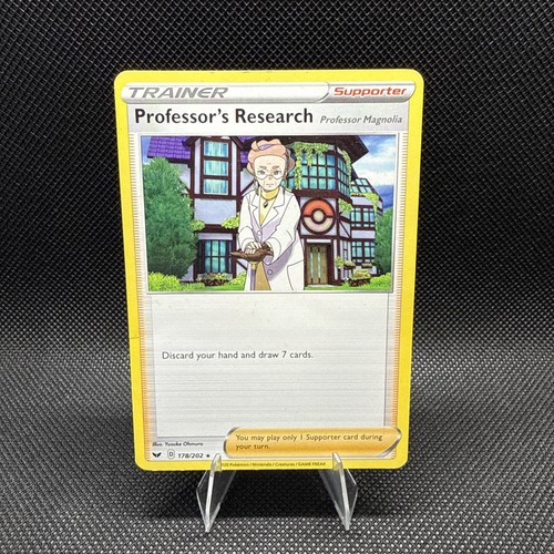 Pokemon TCG Professor's Research 178/202 Sword & Shield Base Regular ...