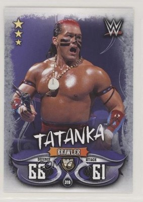 2018 Topps WWE Slam Attax Live Brawler Tatanka #319 | eBay