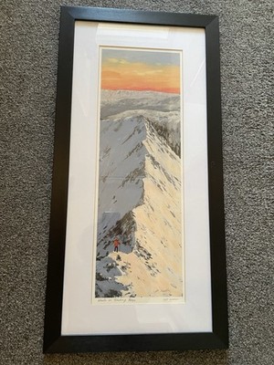 Artwork ‘winter On Striding Edge’ By Artist Jeff Sudders | eBay UK
