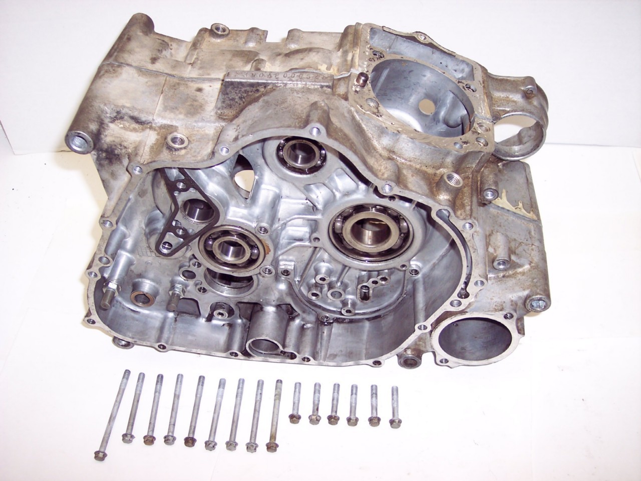 86 87 88 KAWASAKI KLF300 KLF 300 A1 BAYOU MOTOR ENGINE CRANK CASE SET ...