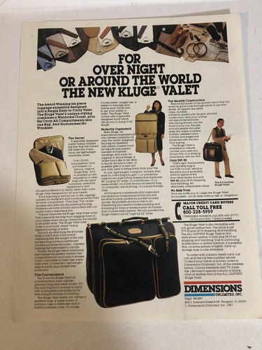 1983 Dimension Unlimited Vintage Print Ad pa28 | eBay