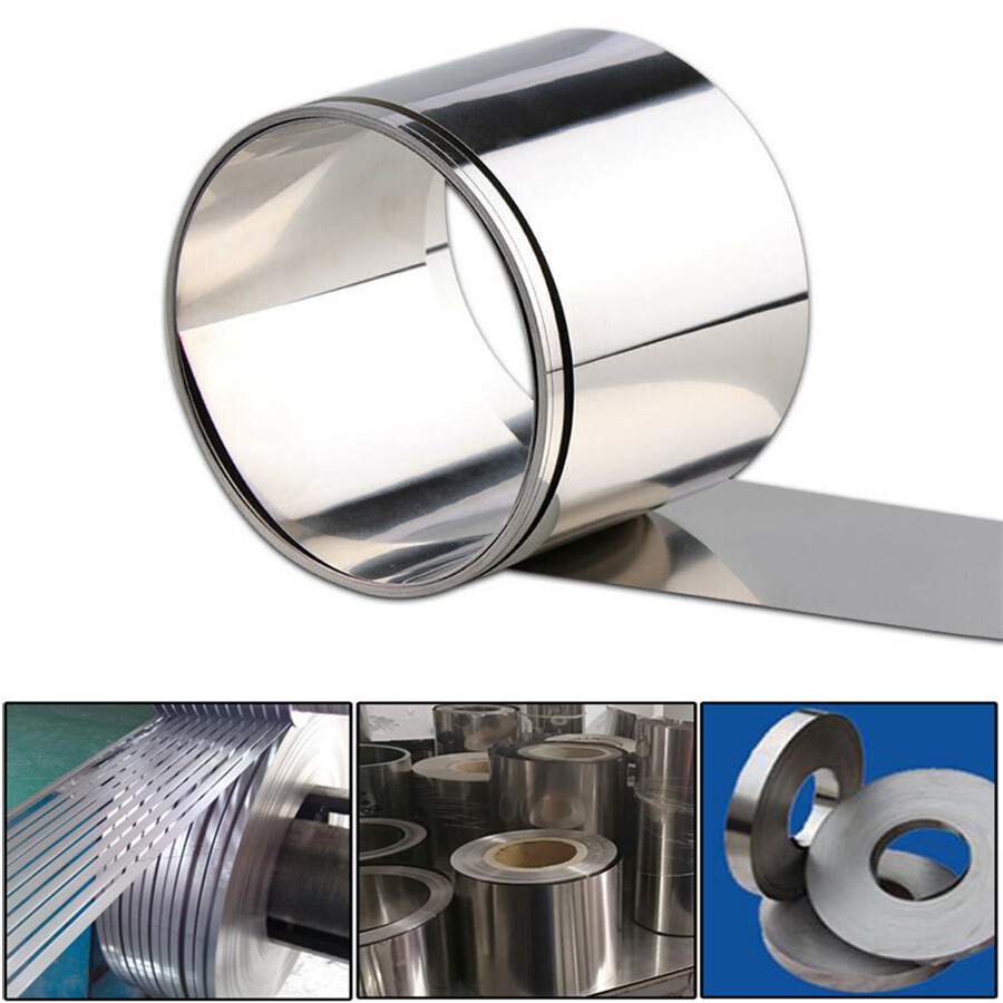 304 Stainless Steel Foil Sheet Thin 0.005mm - 0.4mm Metal Plate Roll ...
