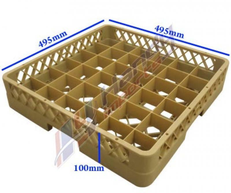 NEW COMMERICAL DISHWASHER GLASS RACK 36 COMPARTMENT 500 x 500 | eBay